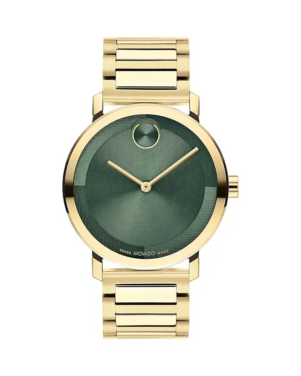 Movado Evolution 2.0 Watch - Green/gold