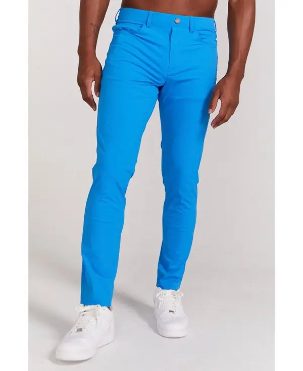 REDVANLY Kent Pull-on Trousers - Ibiza Blue