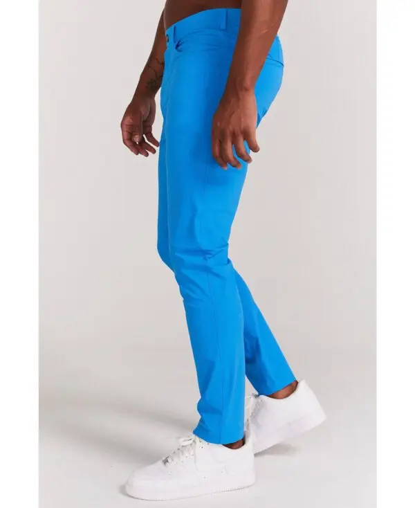 REDVANLY Kent Pull-on Trousers - Ibiza Blue