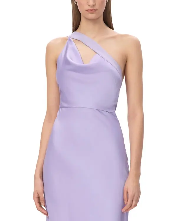 Herve Leger Vivian Satin Gown - Wisteria