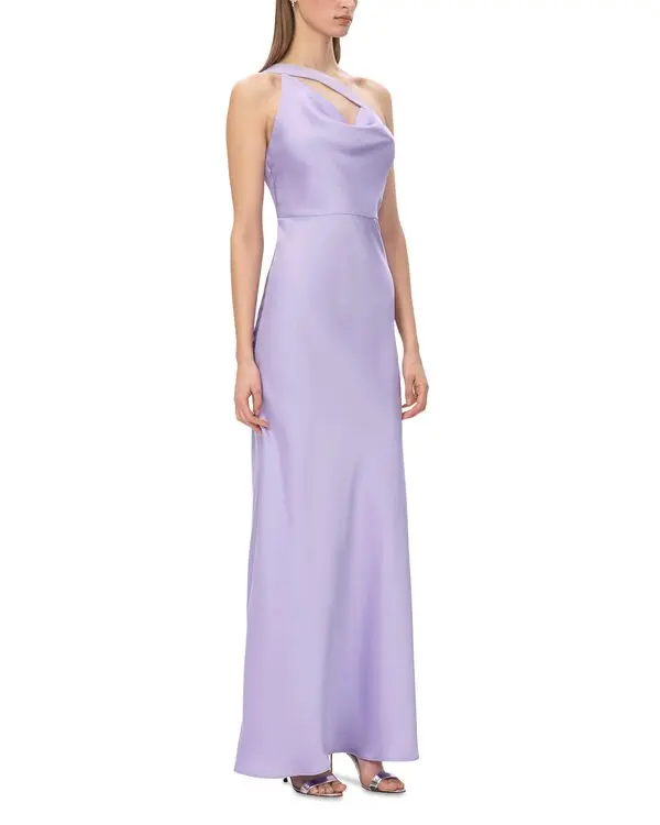 Herve Leger Vivian Satin Gown - Wisteria