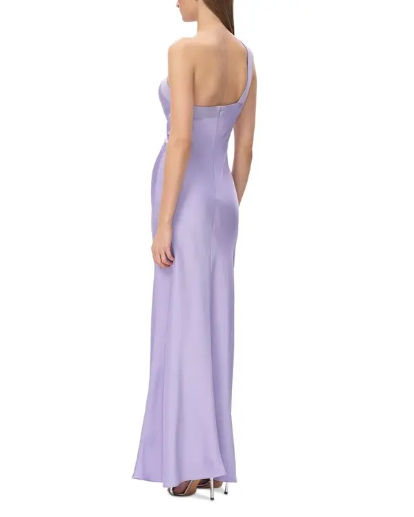 Herve Leger Vivian Satin Gown - Wisteria