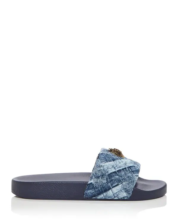 Kurt Geiger Meena Eagle Quilted Slide Sandals