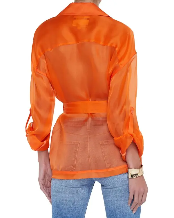 L'Agence Colson Silk Safari Jacket