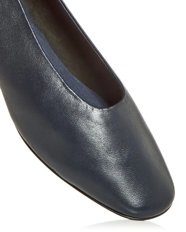 Jeffrey Campbell Trustee Round Toe Flats - Navy
