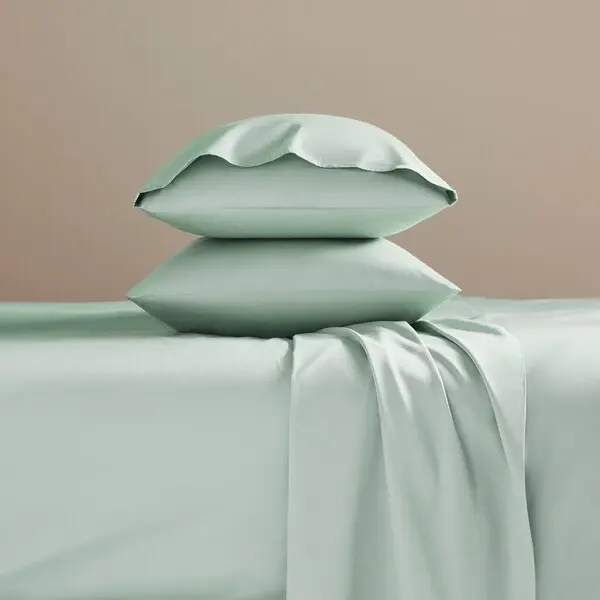 BROOKLINEN Luxe Sateen Core Sheet Set, Full - Willow
