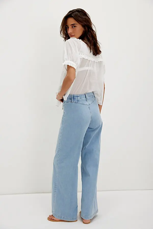 Free People We The Free Libre Wide-leg Jeans - Palermo