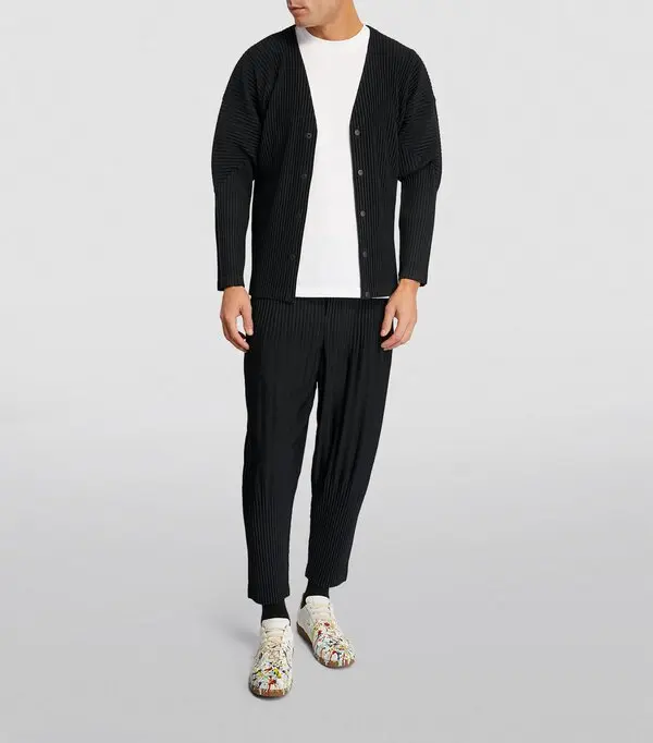 Issey Miyake Pleated Tapered Trousers