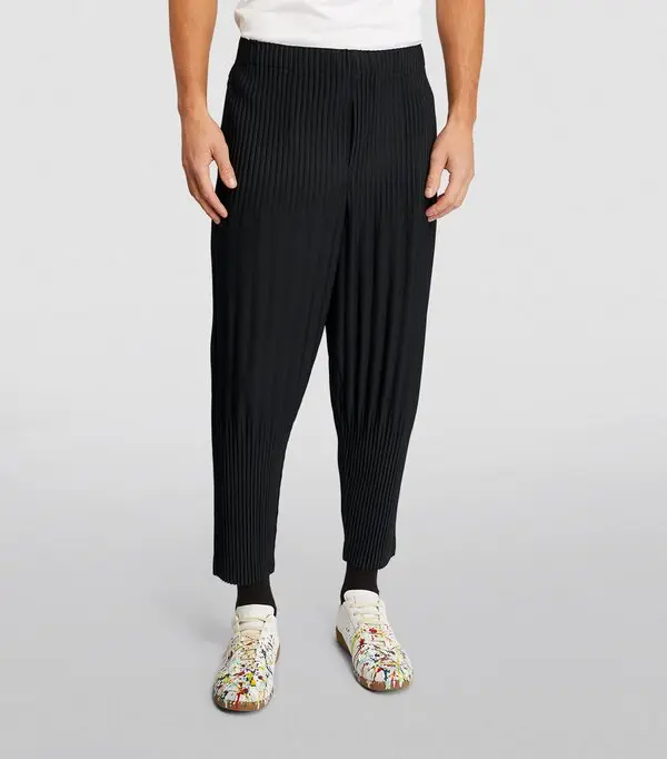 Issey Miyake Pleated Tapered Trousers