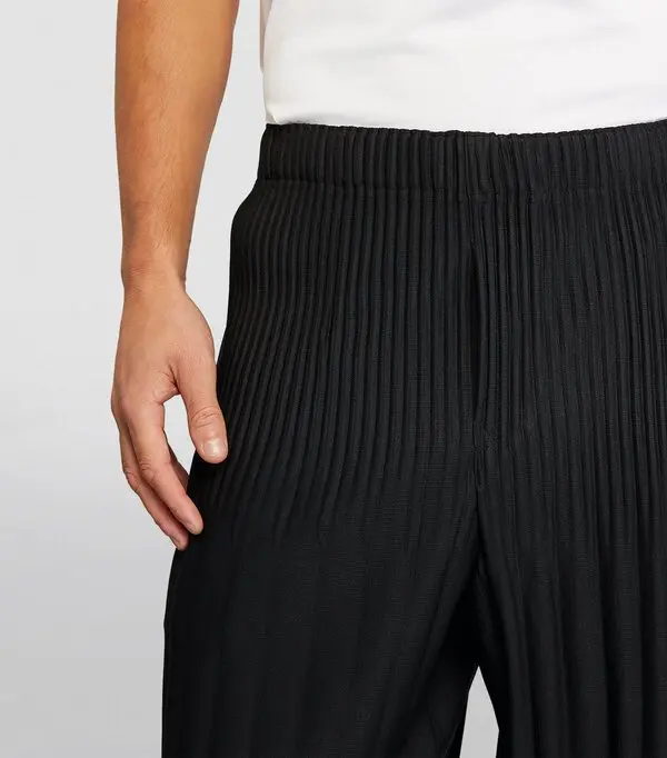 Issey Miyake Pleated Tapered Trousers