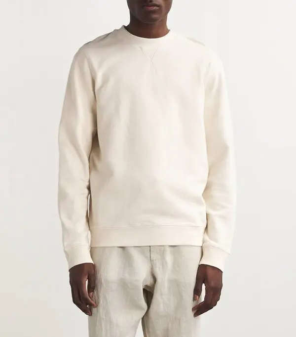 Sunspel Loopback Sweatshirt - Neutral
