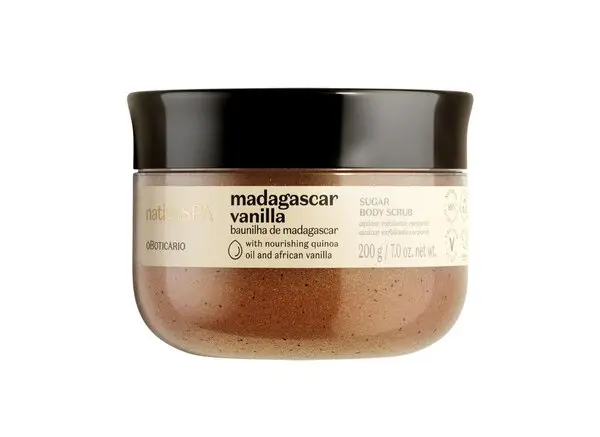 NATIVA SPA Madagascar Vanilla Soothing Body Scrub - Brown