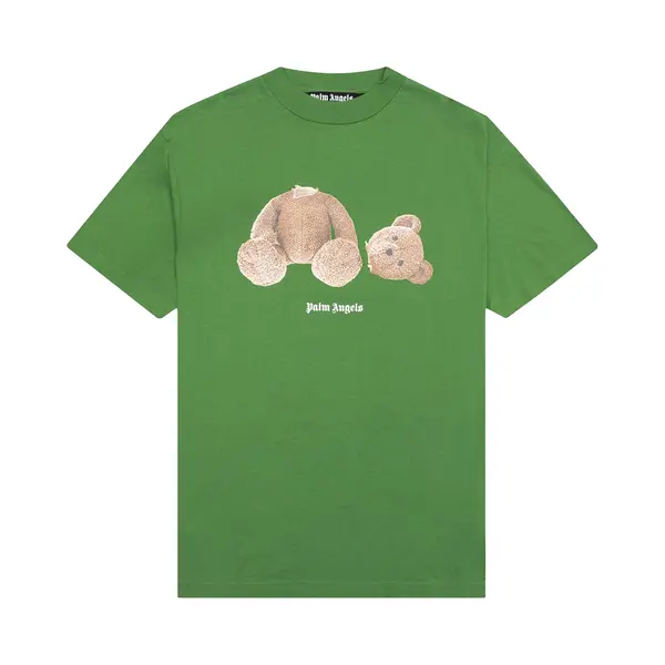 Palm Angels Bear Classic Tee /brown - Green