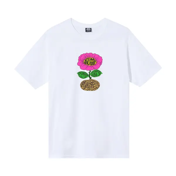 StÜssy Sunflower Tee - White