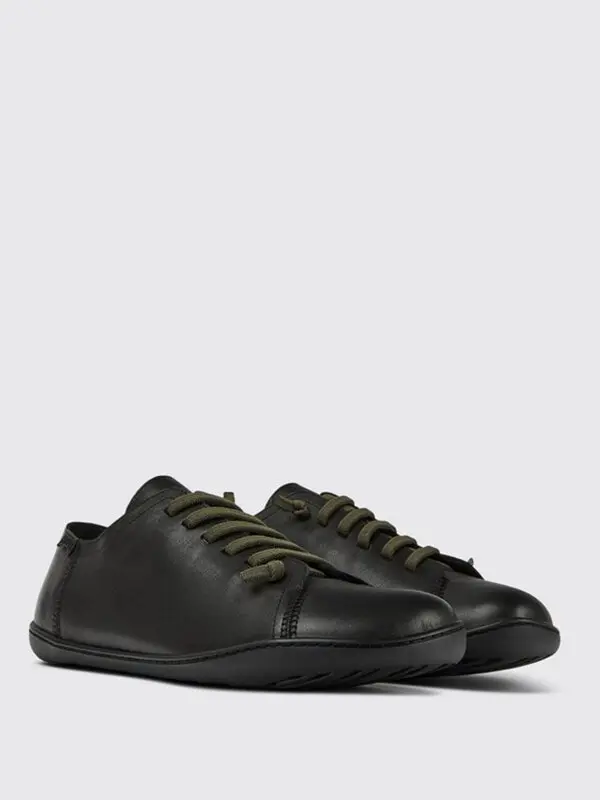 Camper Lace-up Leather Sneakers - Black