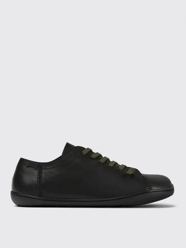 Camper Lace-up Leather Sneakers - Black