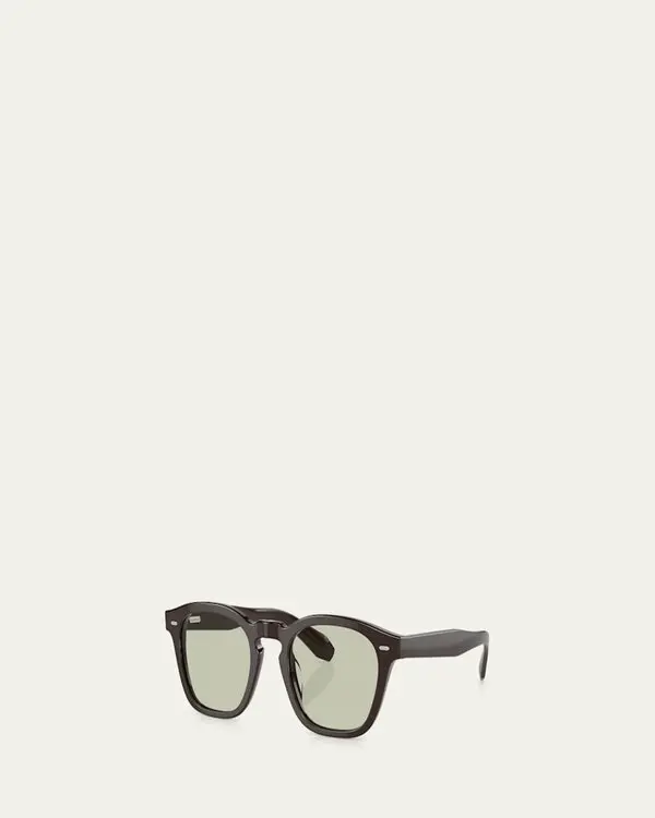 Oliver Spencer Keyhole Round Eyeglasses