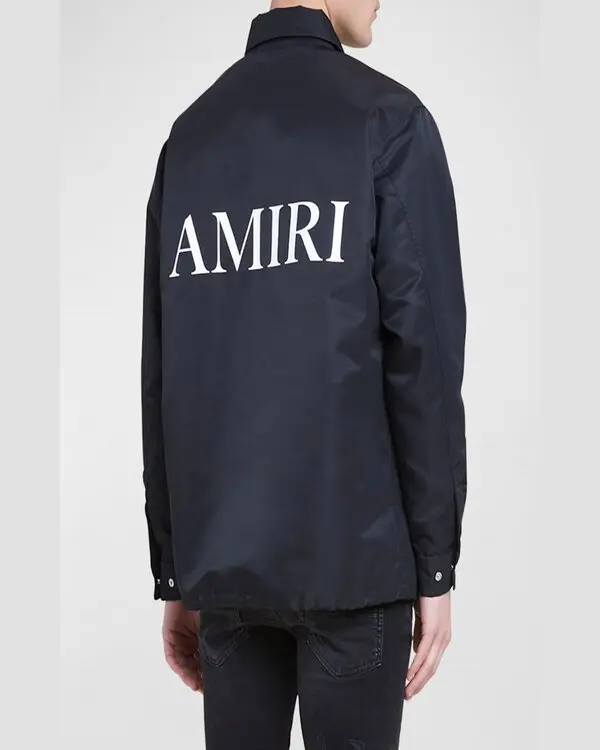 【定価¥285,000】 新品未使用 AMIRI COACH JACKET MA COACH JACKET - Black | AMIRI