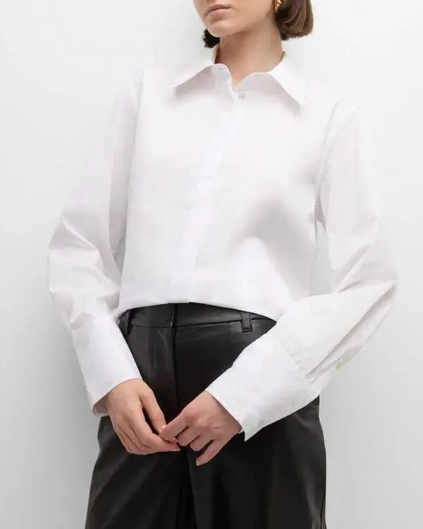 Co Fitted Button-down Cotton Shirt