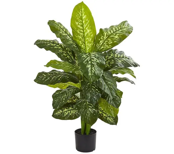 NEARLY NATURAL 42' Dieffenbachia Artificial Pla Nt - One-color
