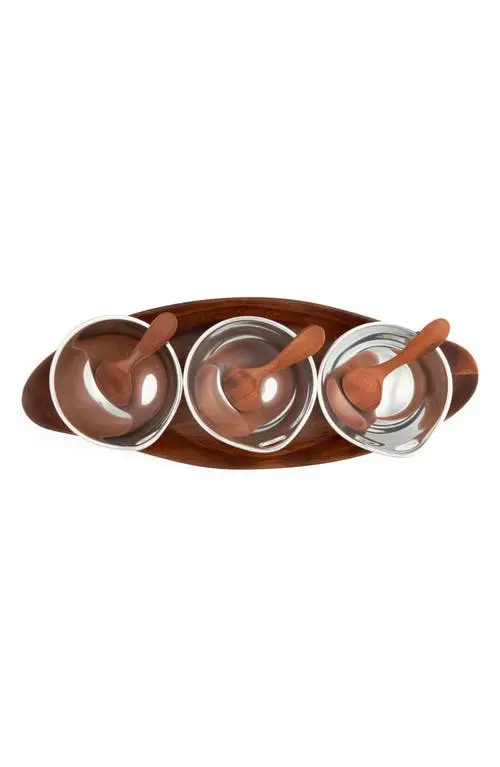 NAMBE Portables Triple Condiment Serving Set