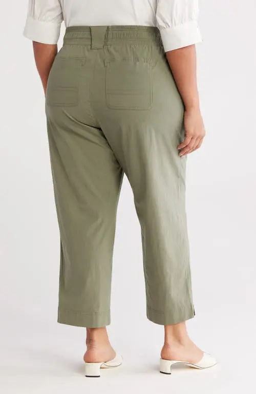 Wit & Wisdom Patch Pocket Straight-leg Pants - Lily Pad