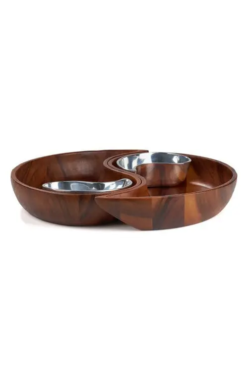 NAMBE Yin Yang Chip & Dip Set - Brown