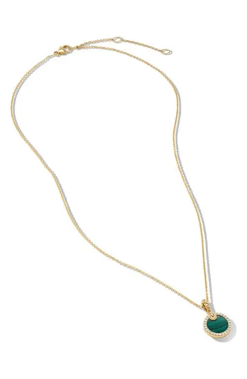 David Yurman Petite Dy Elements® Pendant Necklace - 18k Yellow Gold