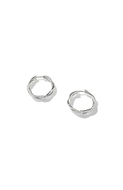 David Yurman Petite Infinity Hoop Earrings