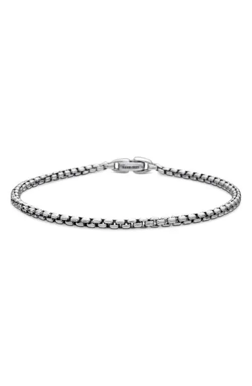 David Yurman Box Chain Bracelet - Sterling Silver