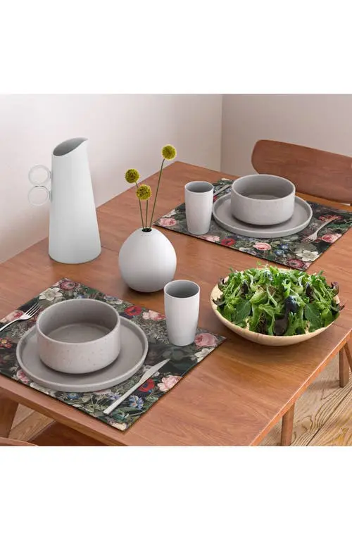 DENY DESIGNS Dark Garden Burcu Korkmazyürek Cotton Placemats