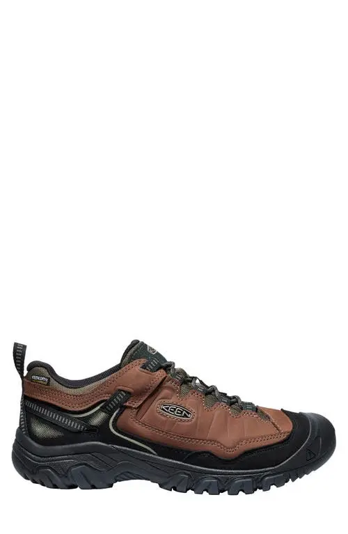 Keen Targhee Iv Waterproof Hiking Shoe - Bison/black