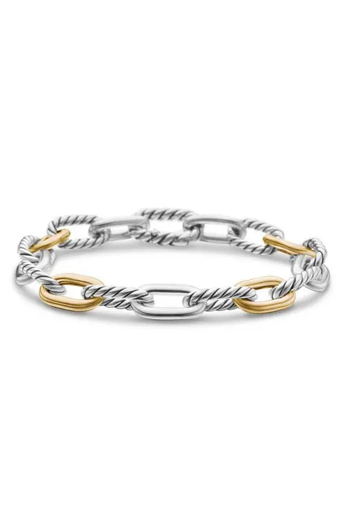 David Yurman Madison® Chain Bracelet - Sterling Silver Yellow Gold