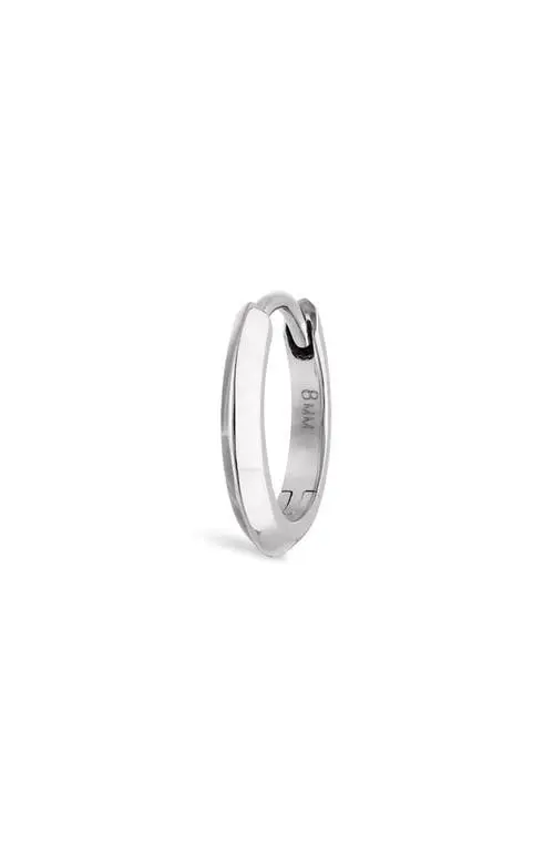 MARIA TASH Vertex Single Hoop Earring - White Gold