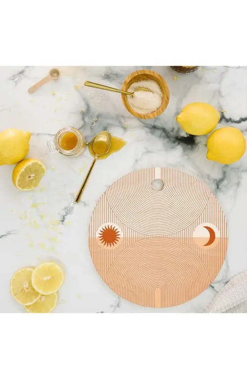 DENY DESIGNS Celestial Arches Iveta Abolina Cutting Board