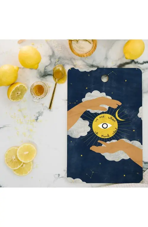 DENY DESIGNS We Are What We Think About Alja Horvat Cutting Board