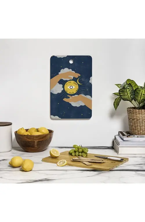 DENY DESIGNS We Are What We Think About Alja Horvat Cutting Board