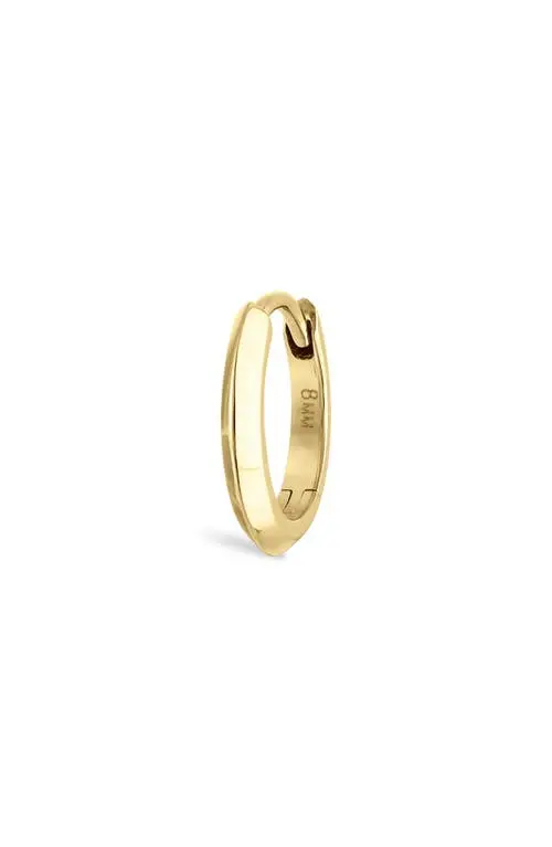 MARIA TASH Vertex Single Hoop Earring - Yellow Gold