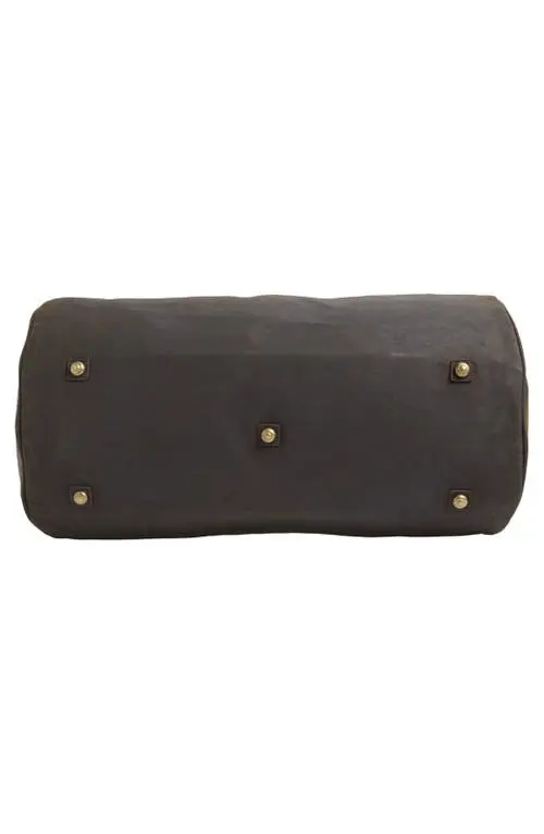 Barbour Waxed Canvas Duffle Bag - Olive