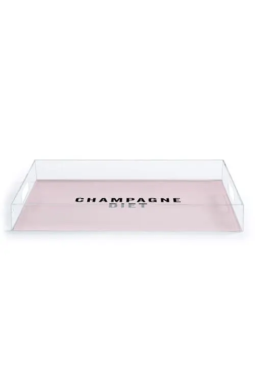 DENY DESIGNS Champagne Diet Acrylic Tray