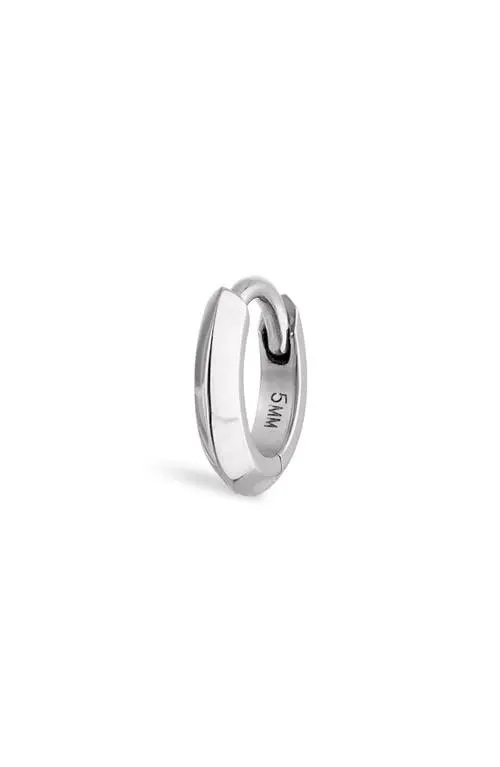 MARIA TASH Vertex Single Hoop Earring - White Gold