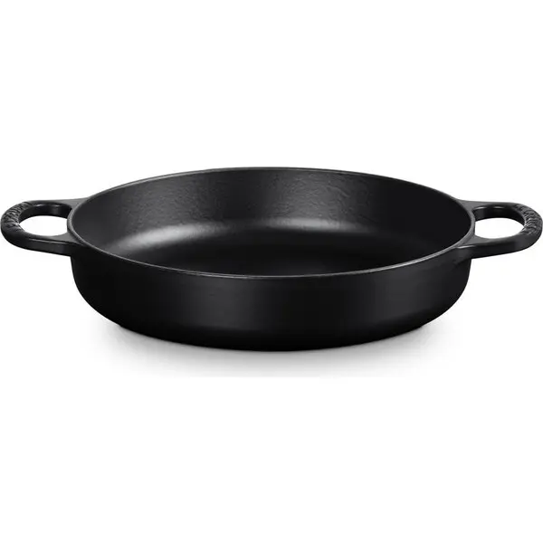 LE CREUSET Signature Enamel Cast Iron Everyday Pan - Licorice