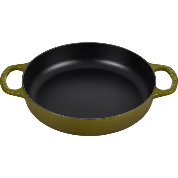 LE CREUSET Signature Enamel Cast Iron Everyday Pan - Olive