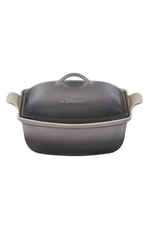 LE CREUSET Heritage Stoneware Deep Covered Baker - Oyster