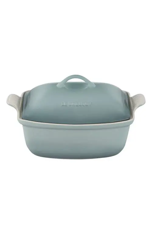LE CREUSET Heritage Stoneware Deep Covered Baker - Sea Salt