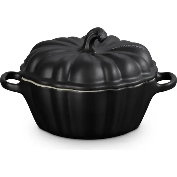 LE CREUSET Figural Pumpkin Mini Baking Dish - Licorice