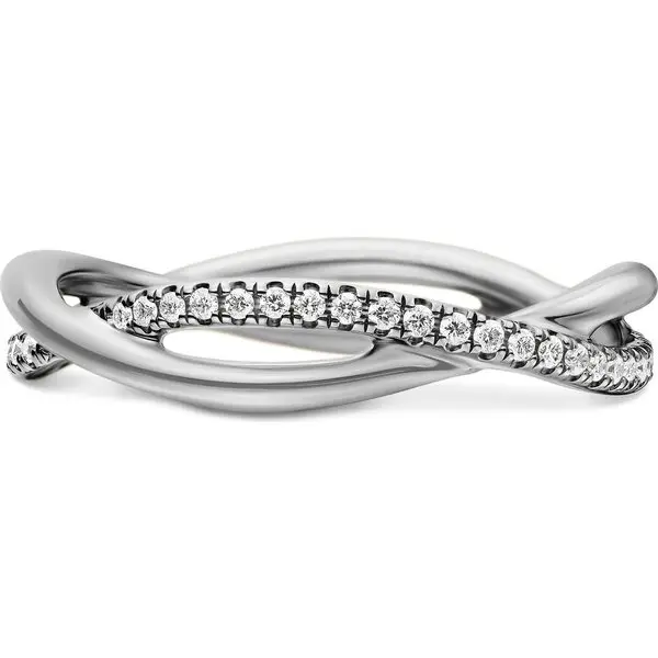 David Yurman Dy Lanai Band Ring - Platinum