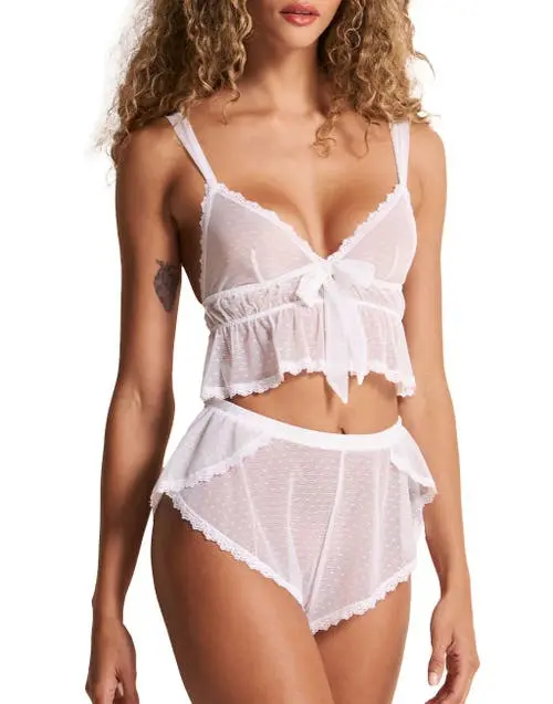 ADORE ME Betty Cami & Shorts Set Lingerie - Bright White