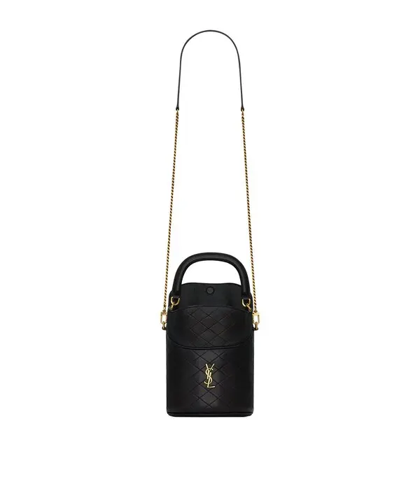 Saint Laurent Gaby Bucket Bag - Black