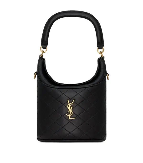 Saint Laurent Gaby Bucket Bag - Black